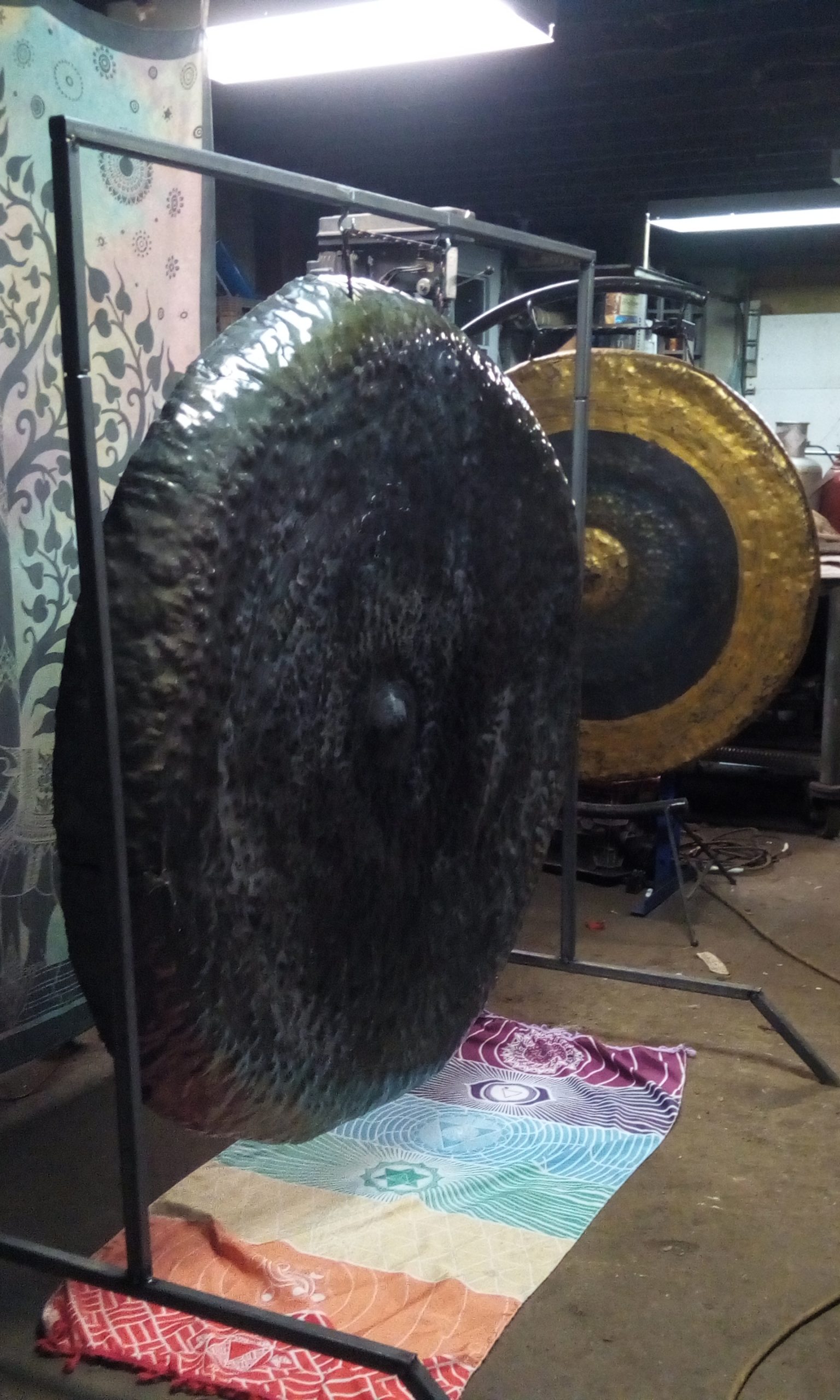 Massive 54 inch gong with a Balinese style nipple - Everest - SOLD ...